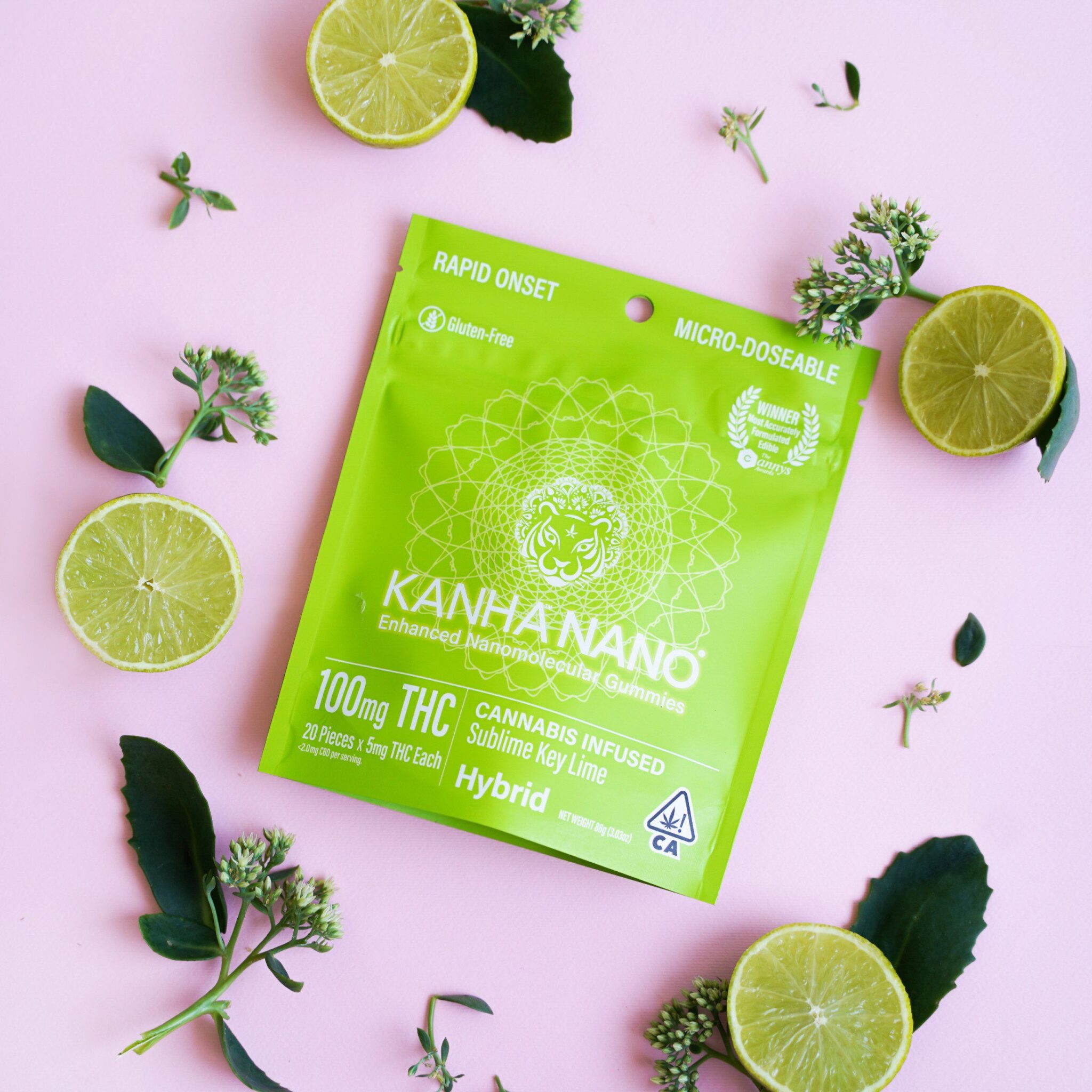 Cannabis Product Review: Kanha Nano Sublime Key Lime Gummies